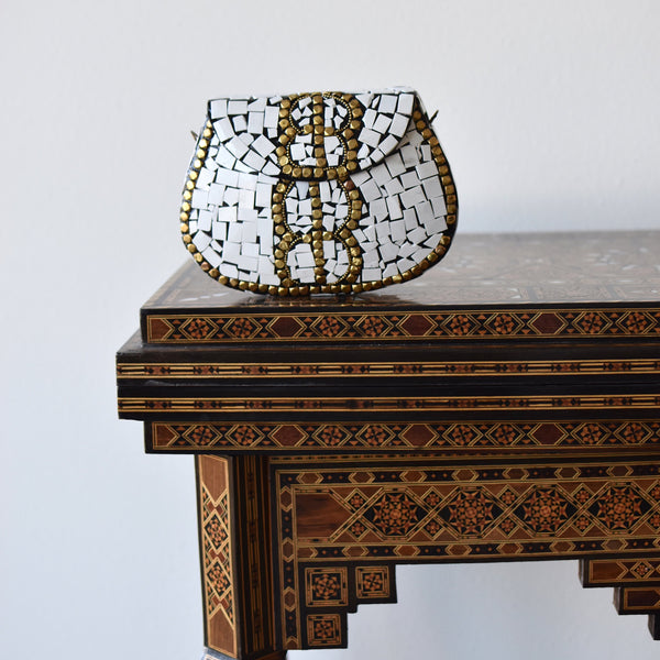 Vintage Indian Stone Mosaic Bag – LUCINE